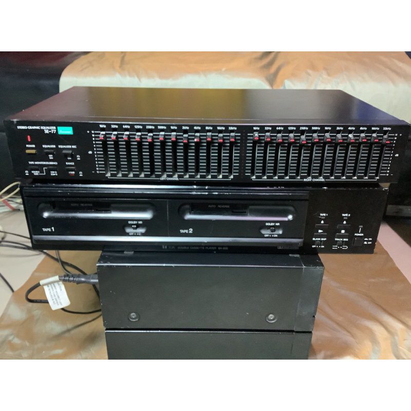 TOA Double cassette player model BA-800 in Japan,Sarsui model SE-77 ...