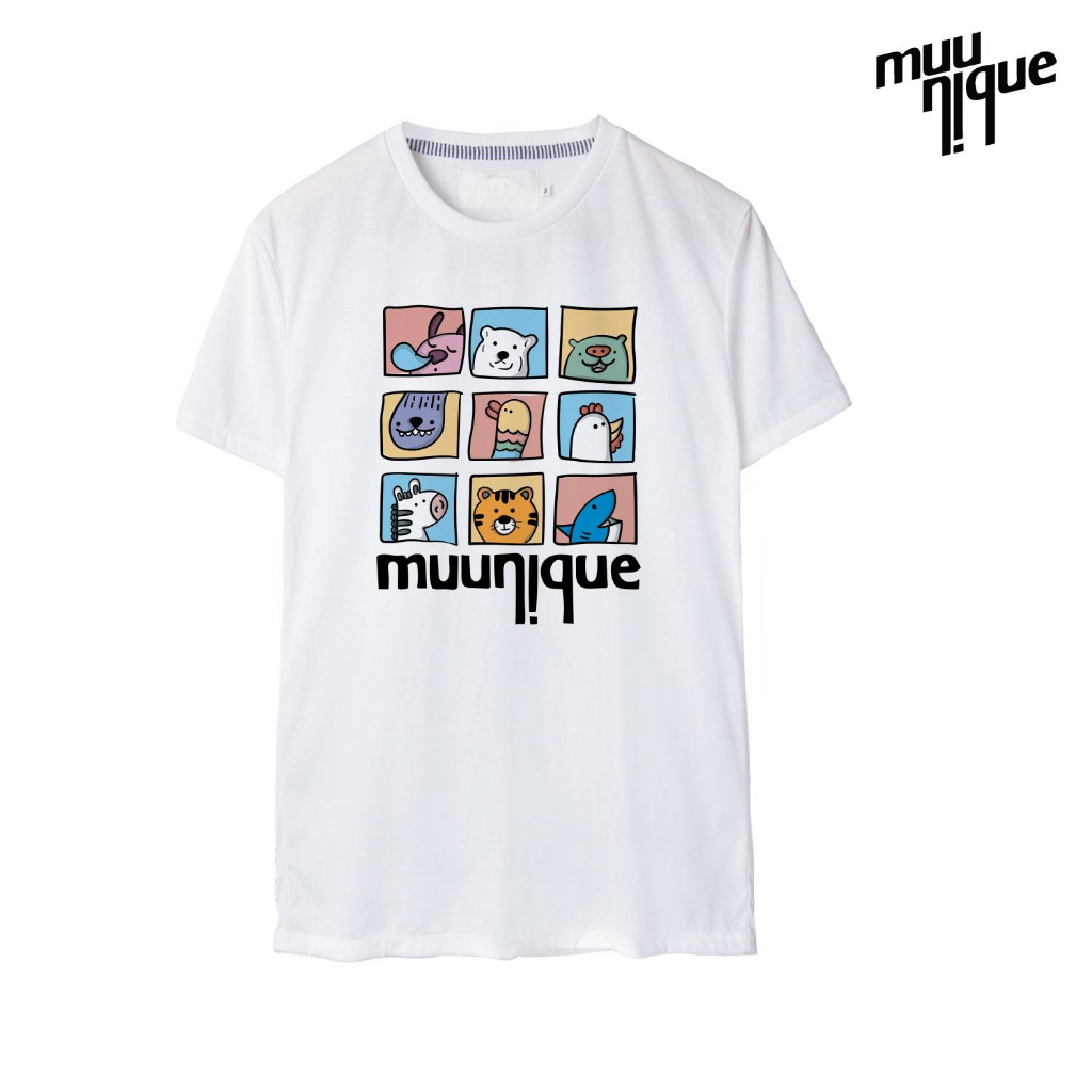 MUUNIQUE Graphic P. T-shirt เสื้อยืด รุ่น GPT-376 | Shopee Thailand