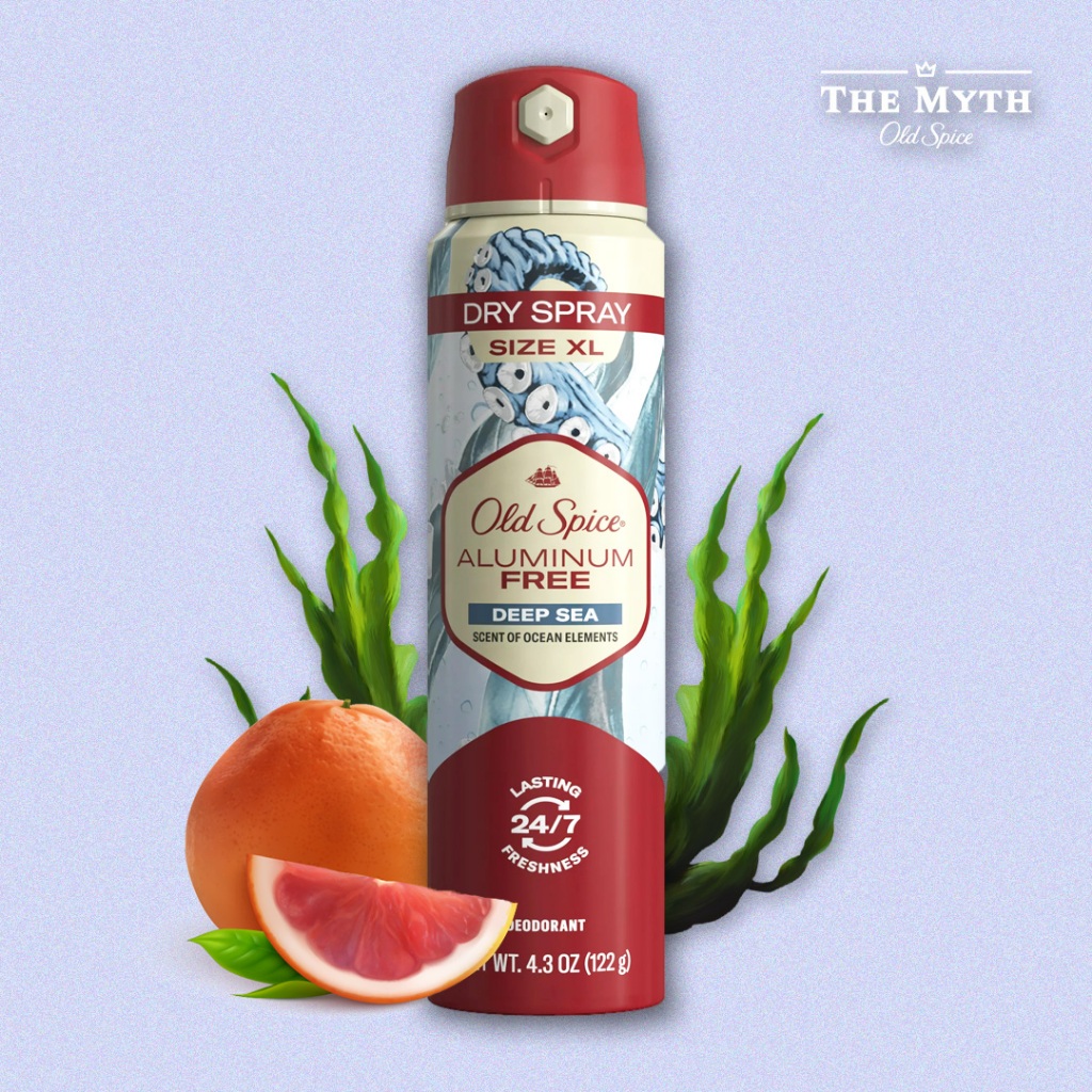 *ของแท้นำเข้าจากUSA* Old Spice Dry Spray รวม สเปรย์ 122g คุมเหงื่อและ ...