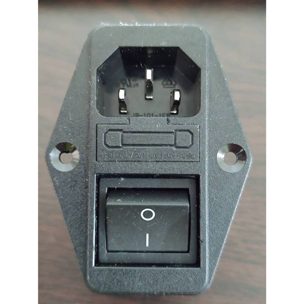 CW2C-6A-T Noise Filter 6A 115/250V Socket type filter EMI FILTER with safety strap switch ...