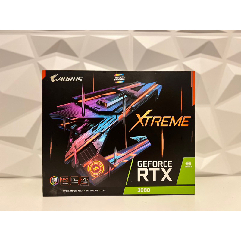 GIGABYTE (การ์ดจอ) AORUS GEFORCE RTX 3080 MASTER 10G - 10GB GDDR6X ...