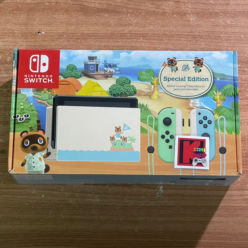 (CFW Atmosphere) Nintendo Switch v2 กล่องแดง Animal Crossing สีลิมิตเต ...