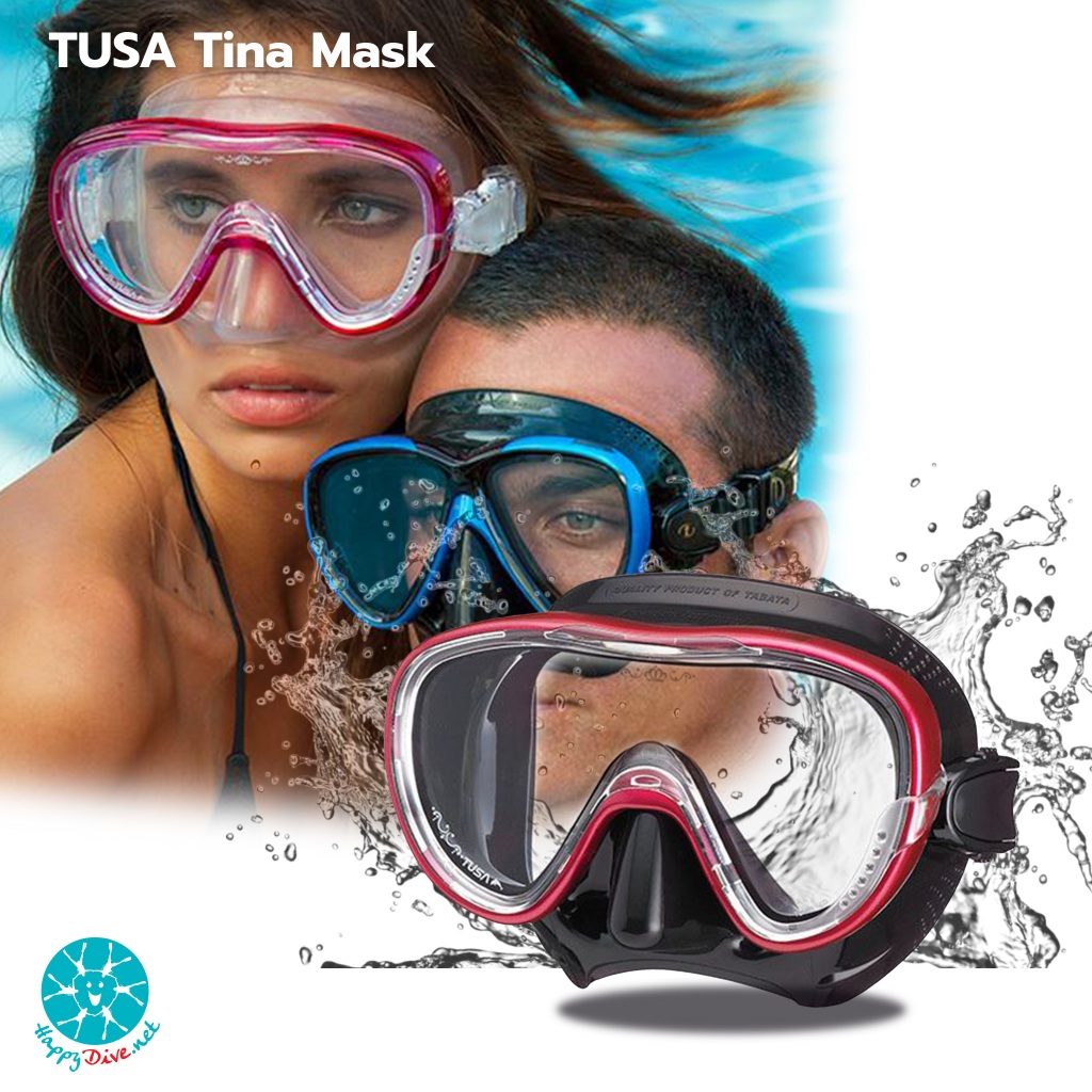 TUSA Tina Mask หน้ากากดำน้ำ | Shopee Thailand