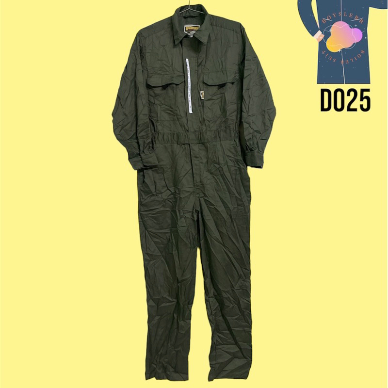 HIGHPARM #D025 / 142 size: s ชุดหมี ชุดช่าง ชุดหมีมือสอง ชุดช่างมือสอง | Shopee Thailand