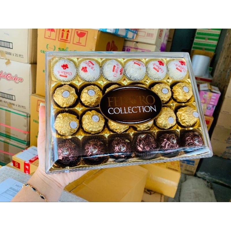 Ferrero Rocher Collection Gift Box T24 1 กล่อง | Shopee Thailand