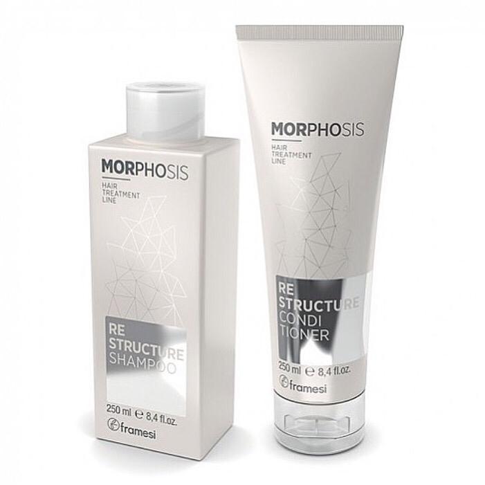 Framesi Morphosis Re-structure shampoo 250ml + conditioner 250ml ชุดแชมพูพร้อมครีมนวดสำหรับบำรุง ...