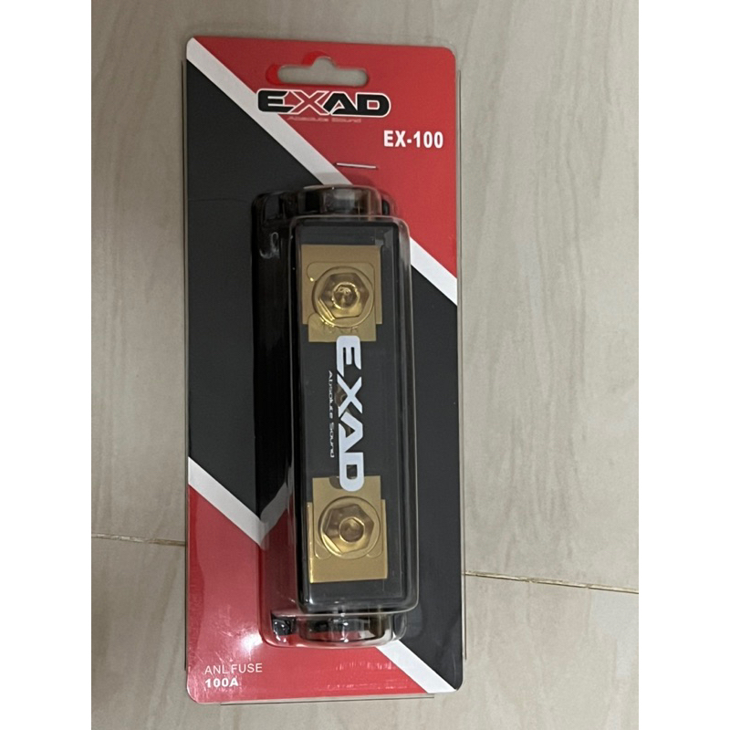 ตัวละ 279บาท ฟิวส์ 100A ยี่ห้อ EXAD รุ่น EX-100 สำหรับรถที่ติดเครื่องเสียงติดรถยนต์ | Shopee ...