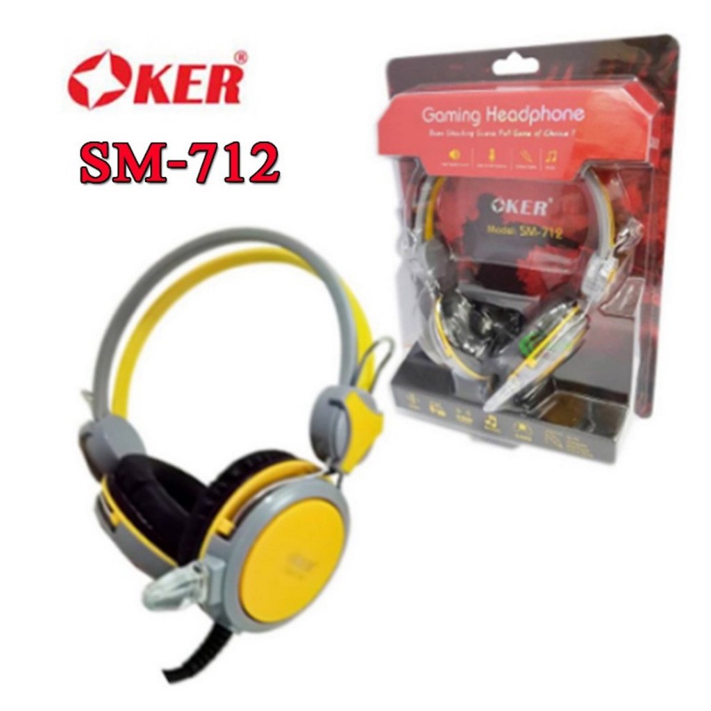 OKER HEADPHONE หูฟังครอบหู รุ่น SM-712 | Shopee Thailand