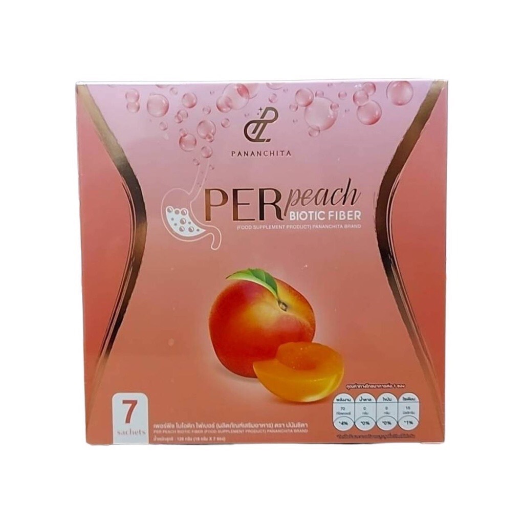 Per Peach Biotic (เพอร์พีช ไบโอติกส์ ) 1 กล่อง มี 7 ซอง | Shopee Thailand