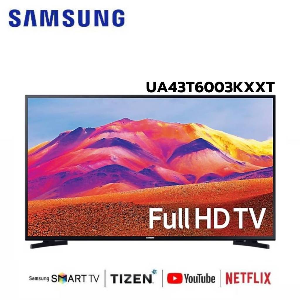 SAMSUNG Smart TV Full HD ขนาด 43 นิ้ว 43T6003 รุ่น UA43T6003AKXXT รับประกันศูนย์ 1ป๊ | Shopee ...
