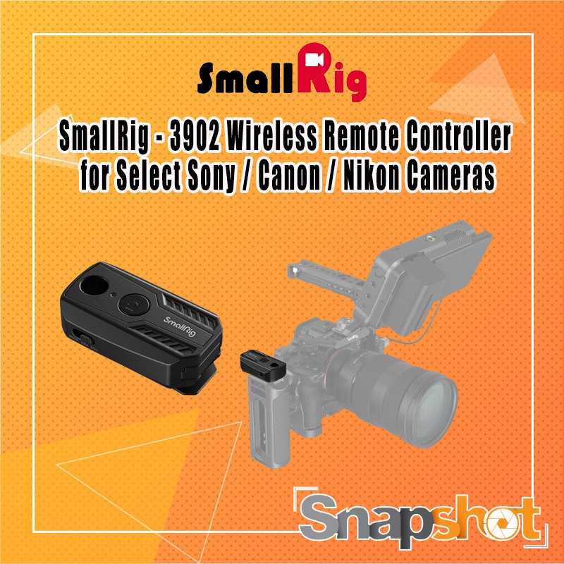 SmallRig - 3902 Wireless Remote Controller for Select Sony / Canon / Nikon Cameras | Shopee Thailand