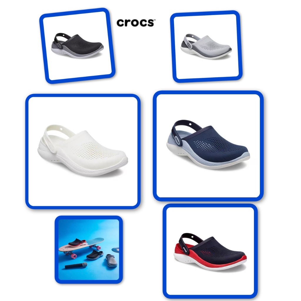 รองเท้าแตะหัวโต CROCS 360 Carlo Chi ฟังก์ชั่น: การดูดซับแรงกระแทก กัน ...