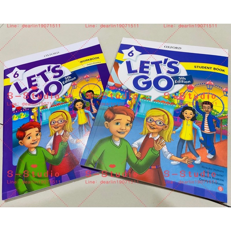 Let's Go (Begin-6)Student Book+Workbook+audio+video 5th Editionหนังสือภาษาอังกฤษสําหรับเด็ก ...