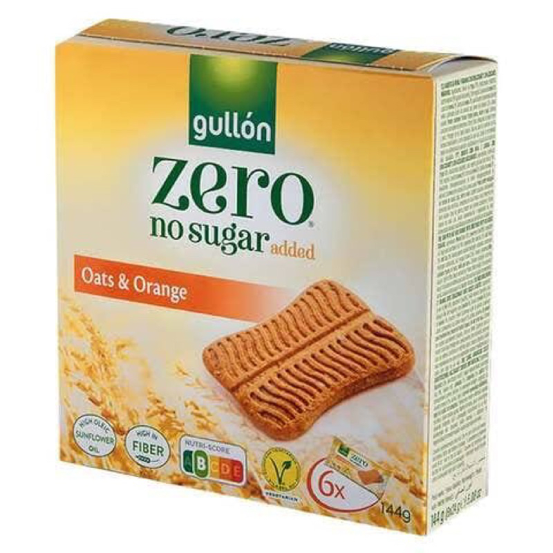 Gullon Zero no added sugar biscuits กูยอง บิสกิตไม่เติมน้ำตาล นำเข้า รส ...