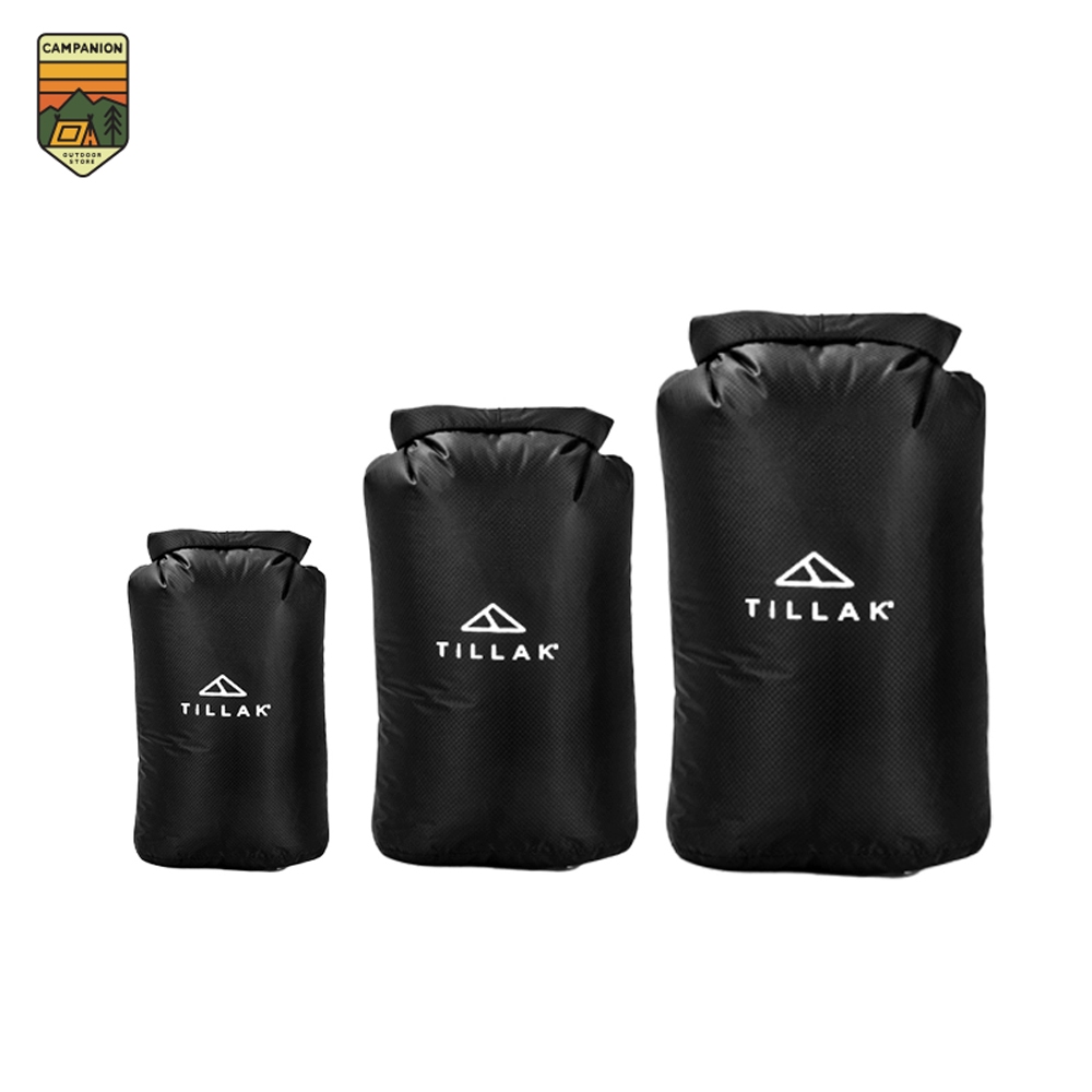 กระเป๋ากันน้ำ TILLAK สีดำ มี 3 ขนาด (พร้อมส่งในไทย) | Shopee Thailand