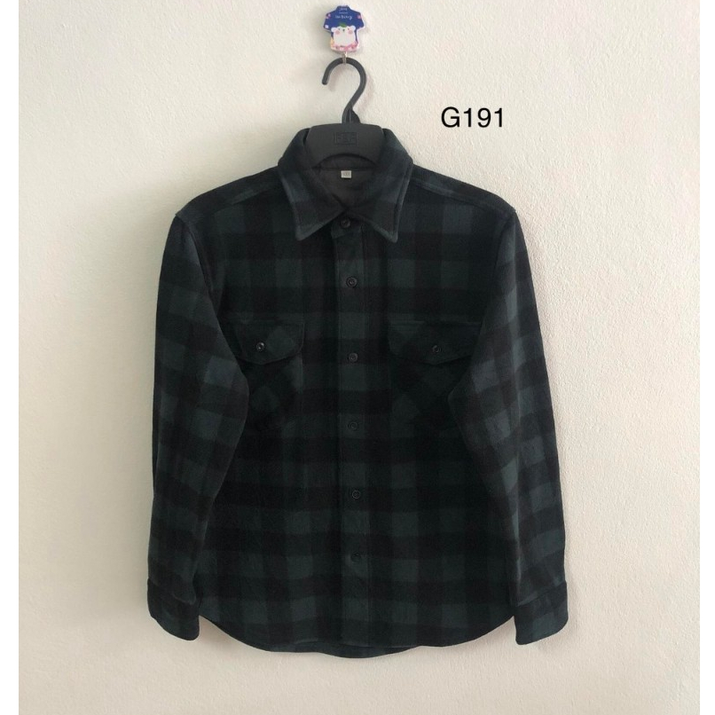 เสื้อเชิ้ตกันหนาวฟลีซ Fleece (G191) แบรนด์ uniqlo ยูนิโคล่ | Shopee ...
