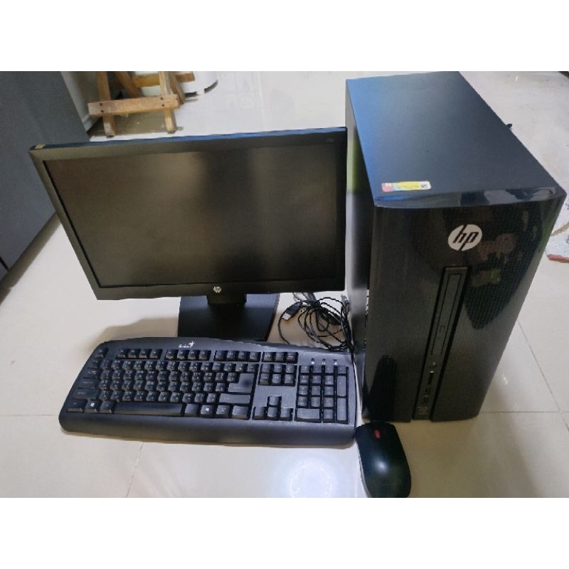 คอมพิวเตอร์มือสองราคาถูก HP Pavilion Desktop ครบเซต.พร้อมใช้งาน ...