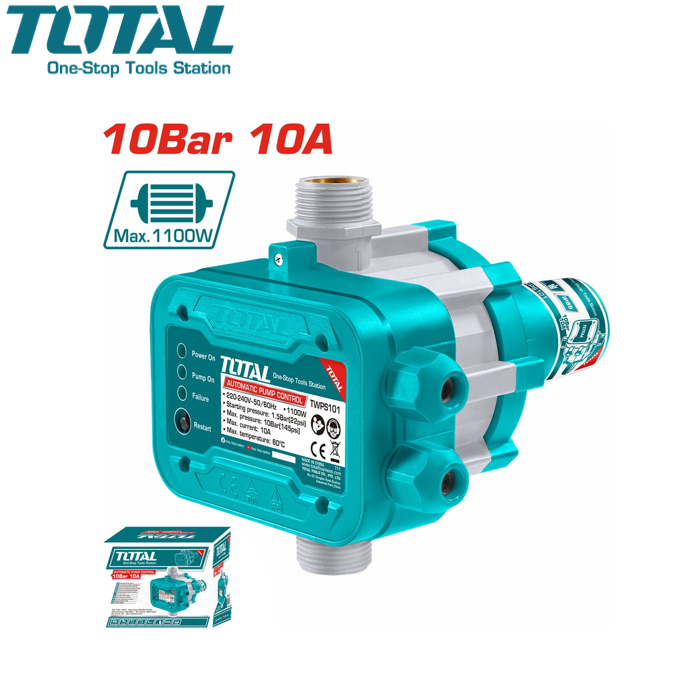 TOTAL สวิทช์ควบคุมปั๊มน้ำอัตโนมัติ รุ่น TWPS101 ( Pressure Control ...