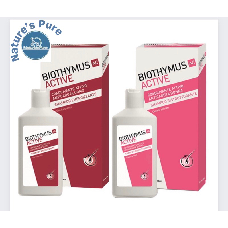 ชายและหญิงลดผมร่วงBiothymus shampoo Exp.02/2025 | Shopee Thailand