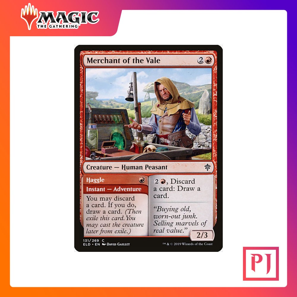 [MTG] Merchant of the Vale // Haggle [ELD] [RED] [COMMON] [NORMAL] [ENG ...