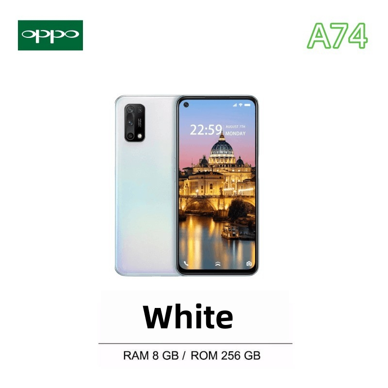 [New] OPPO A74 5G (8+256) โทรศัพท์มือถือ จอ 6.5 นิ้ว Android 12 แบต5000 ...