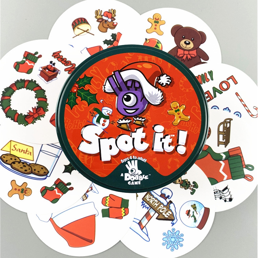 dobble spot it card เกมของเล่น เกมจับคู่ภาพ เกมการ์ด บอร์ดเกม เกี่ยวกับ ...