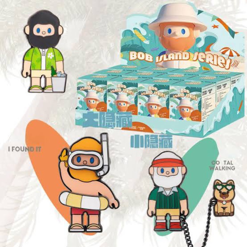 Farmer BOB Badge island series กล่องสุ่มเข็มกลัดแม่เหล็ก พร้อมส่ง ...