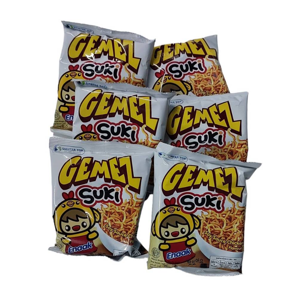 บะหมี่อบกรอบ GEMEZ SUKI (ขนมบะหมี่กรอบปรุงรส) | Shopee Thailand