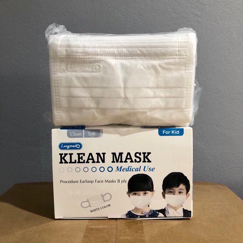 หน้ากากอนามัยทางการแพทย์Klean mask คลีนมาส์ก (กล่อง 50 ชิ้น) ASTM Level ...