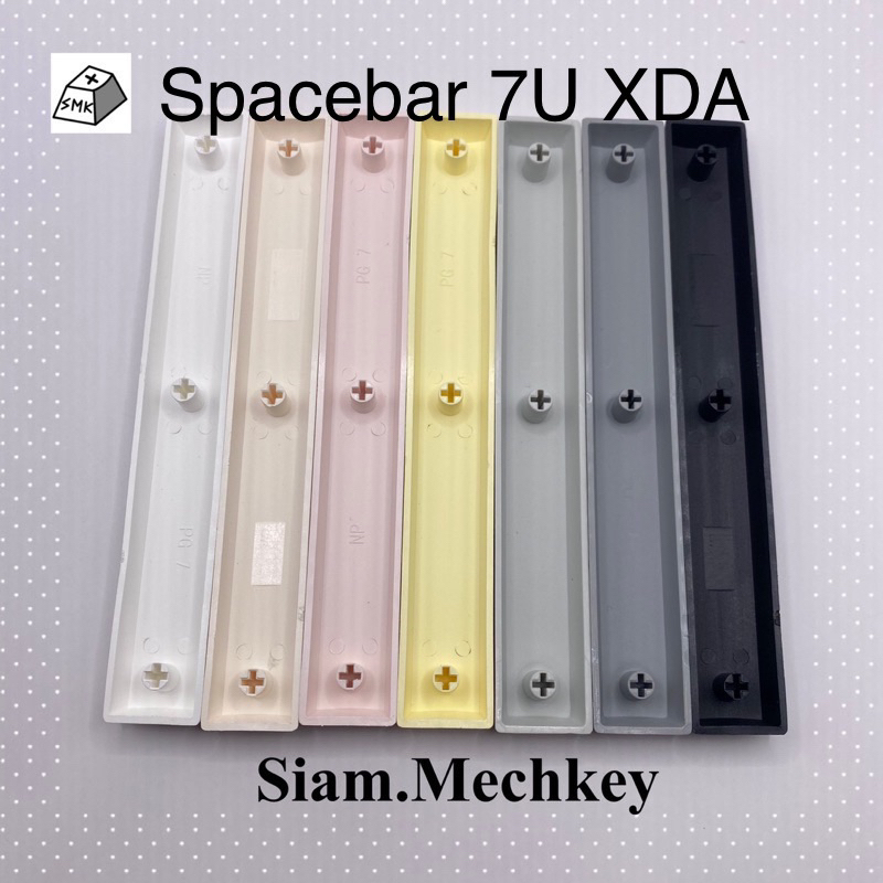 พร้อมส่ง ของแท้ 7สี Spacebar 7U : XDA Profile Keycap คุณภาพดี PBT คีย์ ...