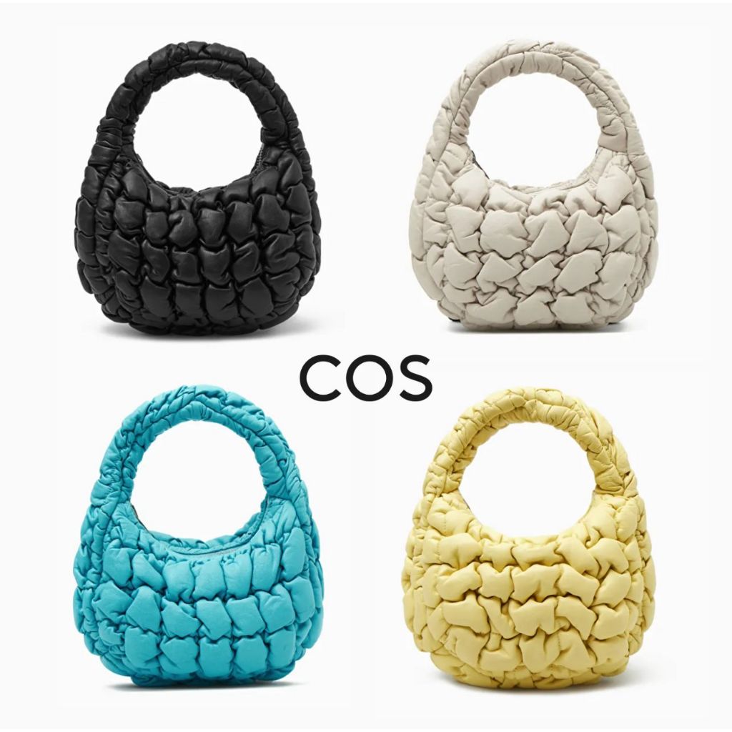(พร้อมส่ง) กระเป๋า COS - Quilted Micro Bag (Leather) รุ่นหนังทั้งใบ ของ ...
