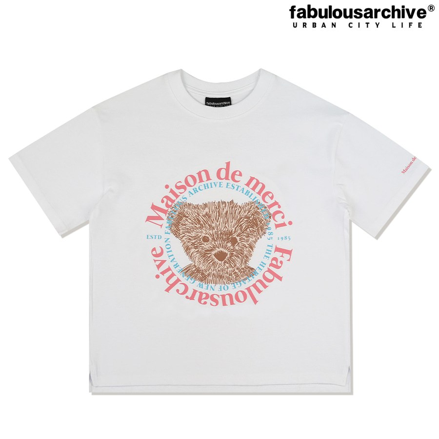 [พร้อมส่ง/ของแท้] เสื้อยืดเกาหลี fabulousachive Maison de Merci รุ่น ...