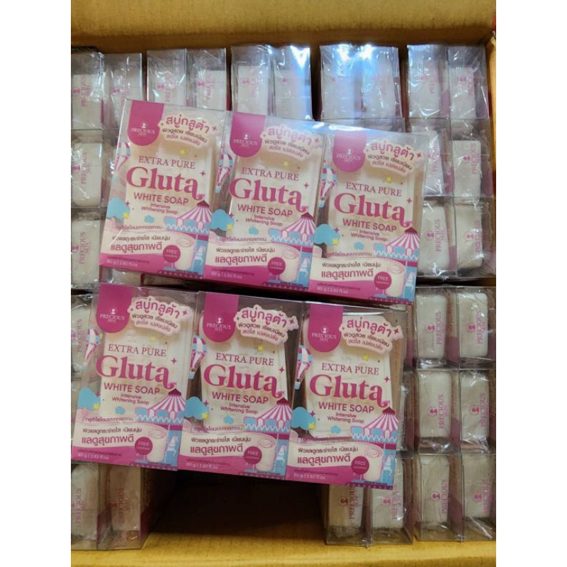 New Pack Extra pure gluta soap 80g | Shopee Thailand
