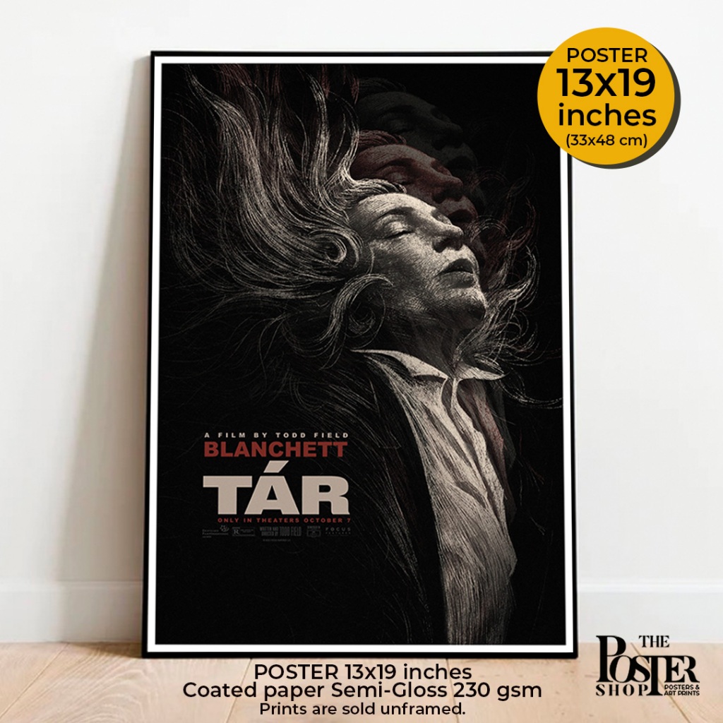 โปสเตอร์ภาพยนต์ทาร์ Tár Poster เรื่องราวของ ลิเดีย ทาร์ Cate Blanchett ...