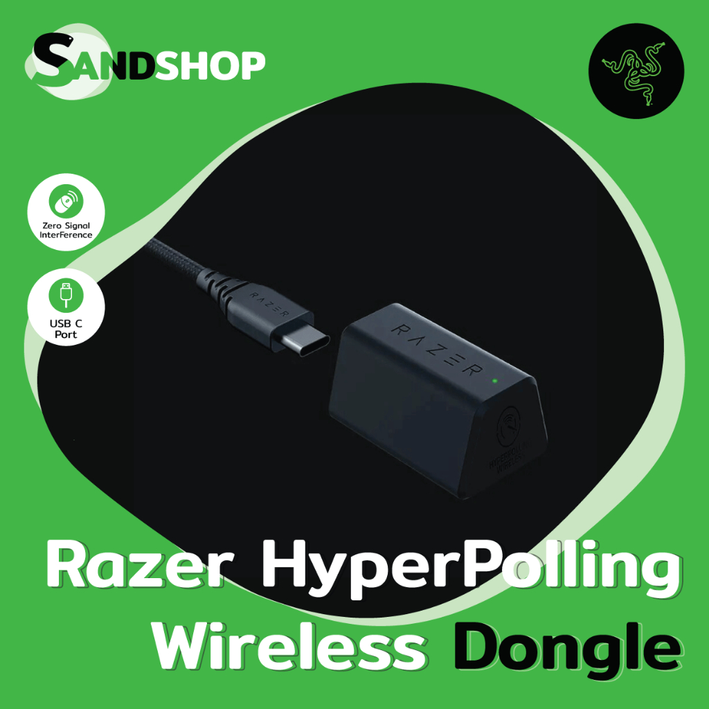 สินค้าพร้อมส่ง Razer Hyperpolling 4khz Wireless Dongle ของแท้ 100% ทาง ...