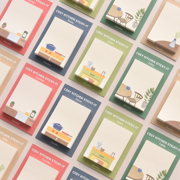 Cozy Kitchen Sticky Note กระดาษโน้ต | Shopee Thailand