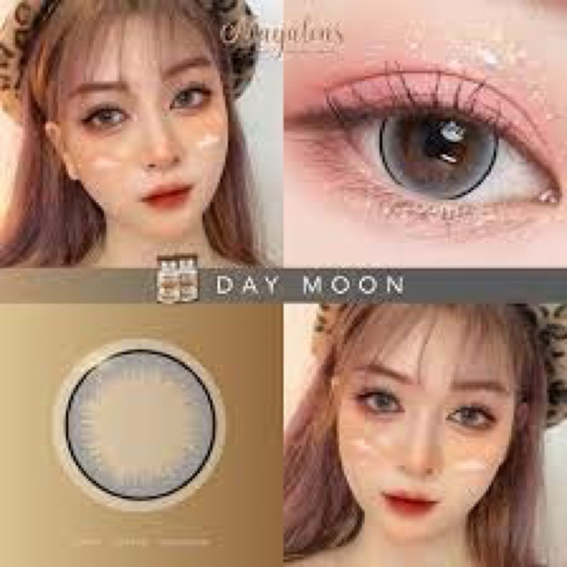 Day moon gray / Brown เลนส์ฮิตติดตลาด สวยไร้มิติ ใส่แบ๊วๆหวานๆ แบบไม่ ...