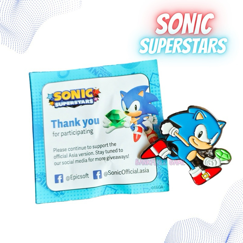 (( ใหม่ )) Sonic SuperStar Pin | พินโซนิค ซูเปอร์สตาร์ | Shopee Thailand