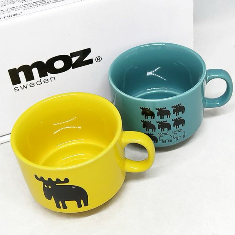 Moz Sweden ขนาด 220 ml ในกล่องได้ 2 ใบ แก้วเซรามิกงานคุณภาพ | Shopee Thailand