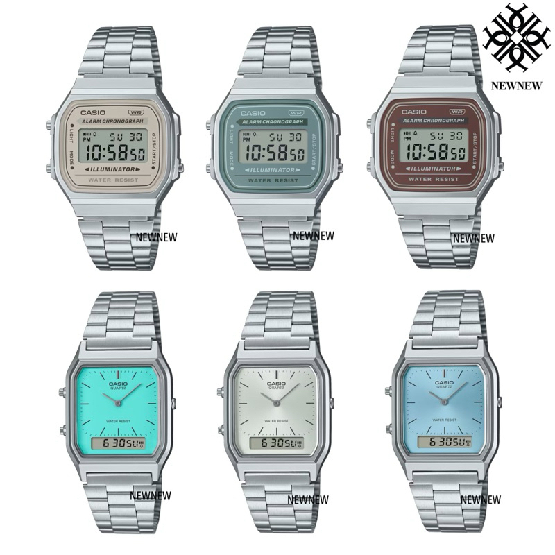 CASIO VINTAGEAQ-230 AQ-230A-7AMQY AQ-230A-2A2MQY AQ-230A-2A1MQY A168WA-8AY A168WA-3AY A168WA-5AY ...