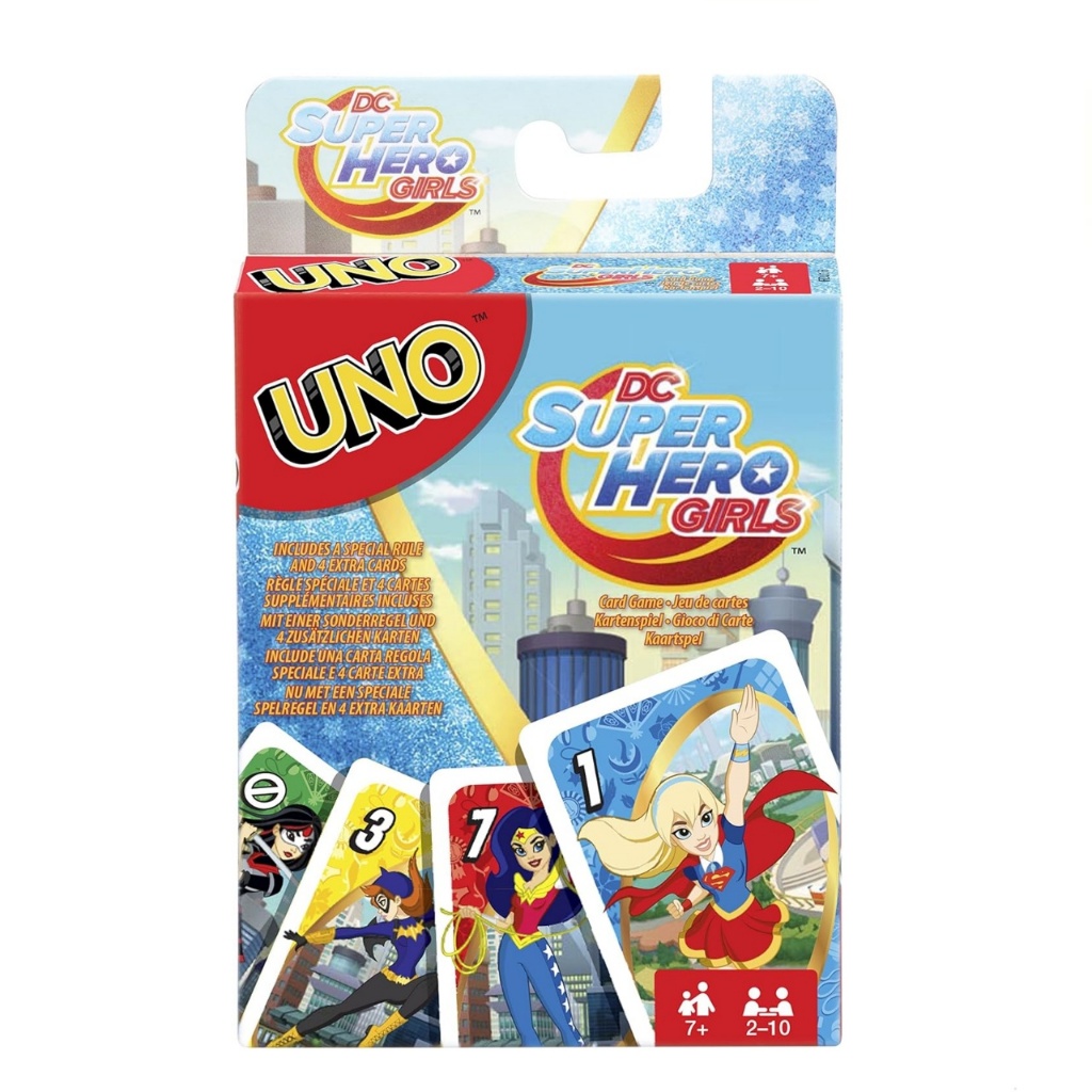 CARD GAME UNO DC SUPER HERO GIRLS ไพ่อูโน่ คุณภาพมาตรฐาน ลิขสิทธิ์แท้ ...