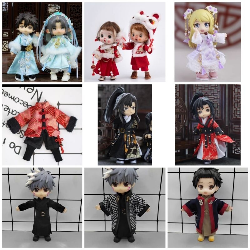 พรีออเดอร์ ชุด ob11 ด๋อย ดอลล์1/12 ชุดสไตล์จีน จอมยุทธ ย้อนยุค เจ้าหญิง เจ้าชาย V2 | Shopee Thailand