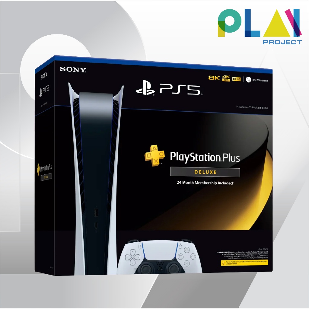 เครื่อง PS5 Digital Edition – PlayStation Plus Deluxe 24 เดือน [มือ1 ...