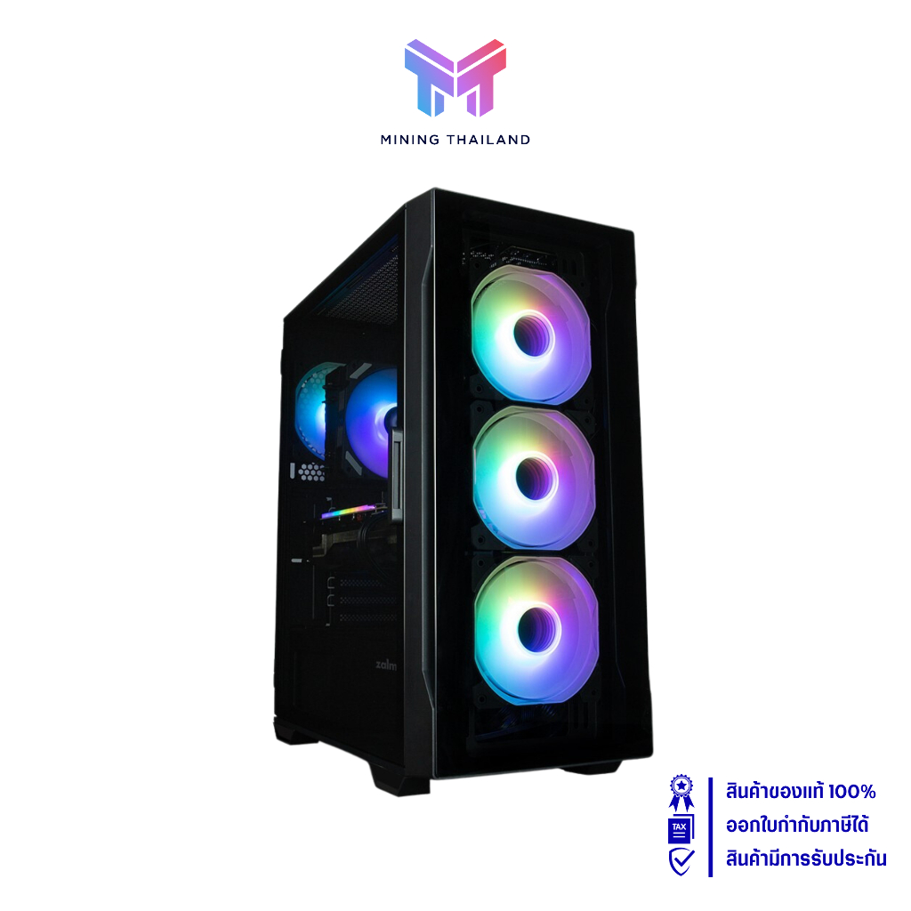 Case (เคส) ZALMAN CASE i3 NEO TG BLACK ARGB ATX MID TOWER | Shopee Thailand