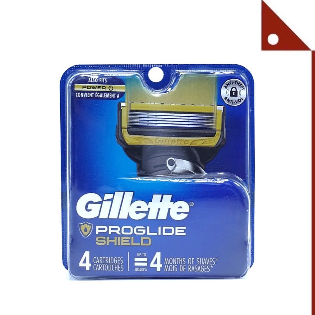 Gillette : GILPGS-4* ใบมีดโกน ProGlide Shield Men's Razor Blades, 4 ...