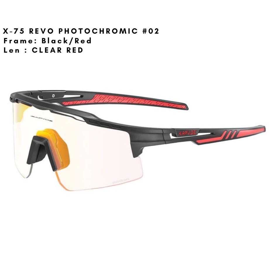 แว่นตากันแดดจักรยาน Kapvoe X-75 Revo-Photochromic | Shopee Thailand