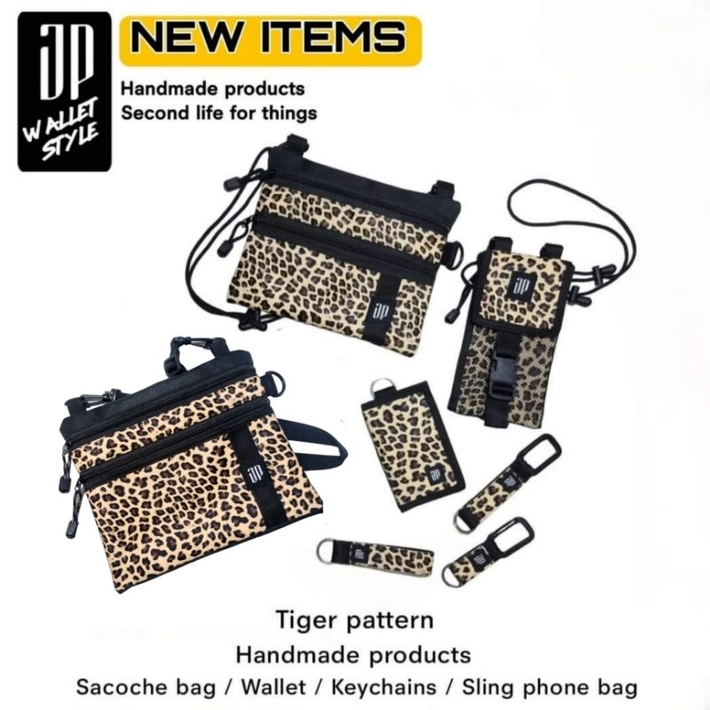 Tiger set A, กระเป๋าลายเสือ,งานแฮนด์เมด | Shopee Thailand