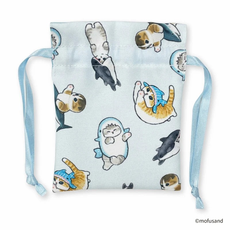 ถุงผ้าหูรูด ขนาดเล็ก mofusand ขนาด: ประมาณ สูง 120 x กว้าง 90 มม. | Shopee Thailand