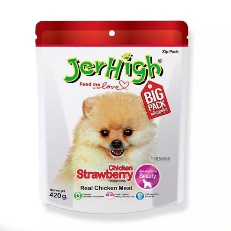 JerHigh Stick 400g รุ่นใหม่เพิ่มปริมาณ 440 g 1ซอง ขนมสุนัขเจอร์ไฮ ...