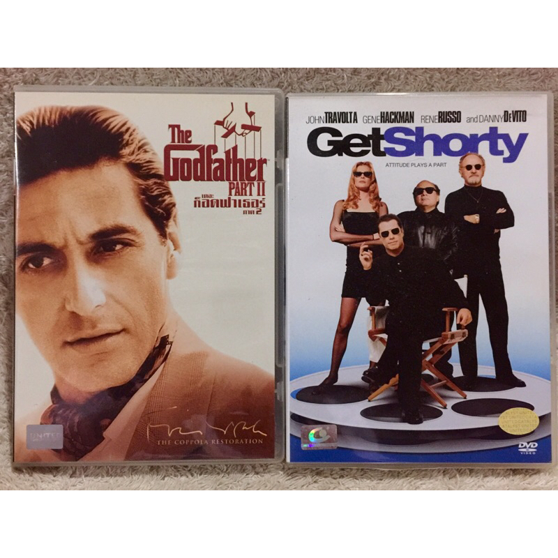 DVD The Godfather II VS Get Shortyดีวีดี เดอะก็อดฟาเธอร์2 VS สี่สหาย ...